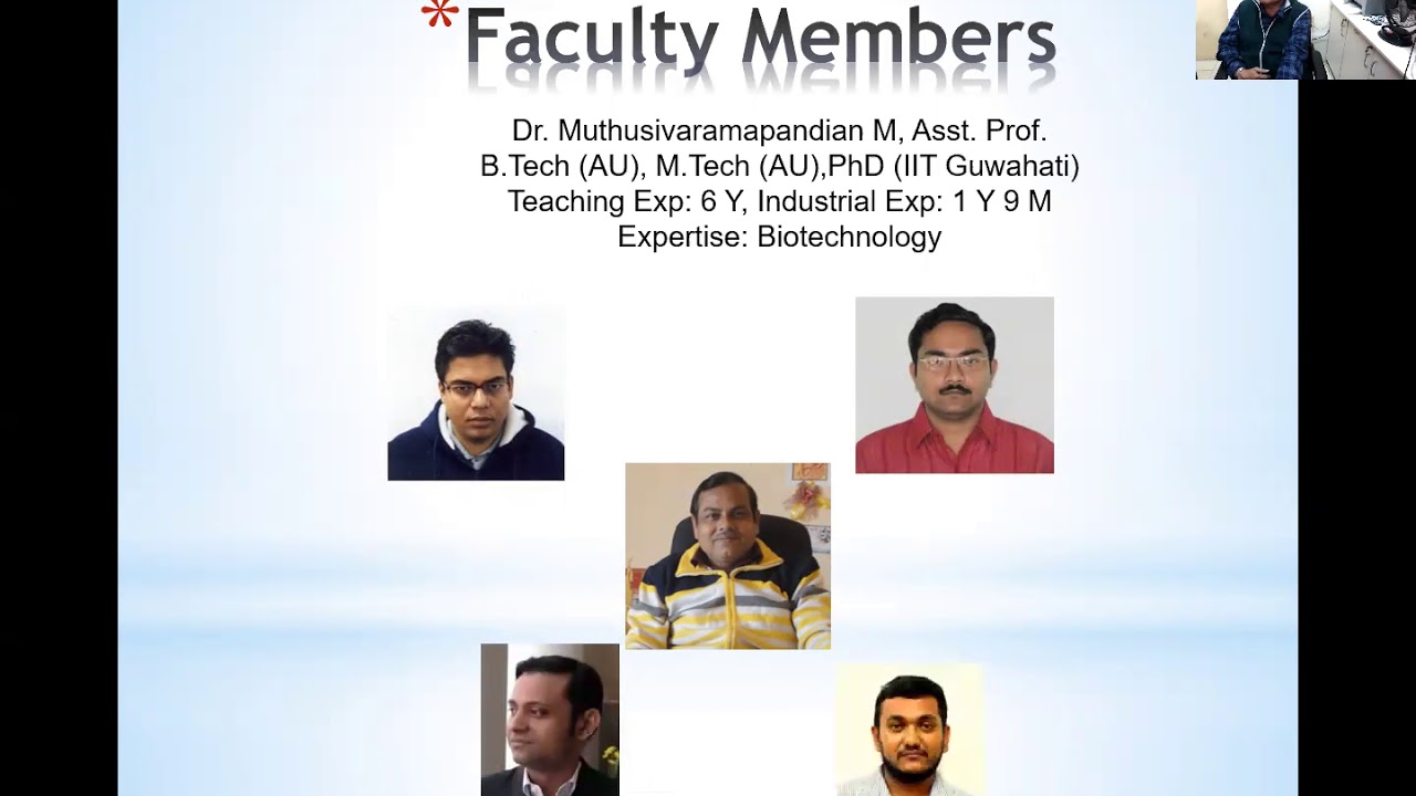 Induction Program-2020, Welcome address of HOD Bio Engineering, , NIT Agartala - YouTube