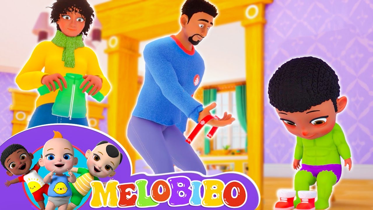 Warm Clothes Song for Snow Play ️🧥 | MELOBIBO NURSERY RHYMES & KIDS ...