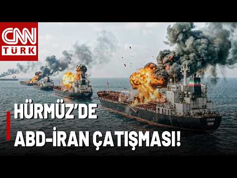 Hürmüz'de Yine ABD-İran Çatışması! ABD İran Gemisini, İran da ABD Gemisini Vurdu!