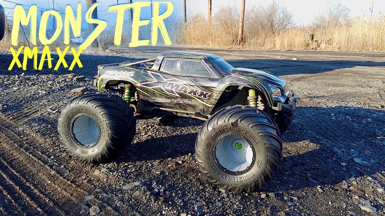 Driving the Monster XMAXX with LOSI MTXL monster claws tires how will ...