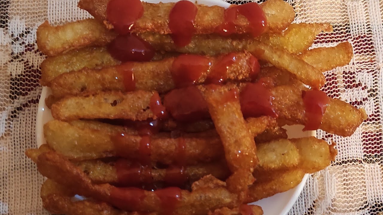 आसान तरीके से long French fries बनकर तैयार। - YouTube