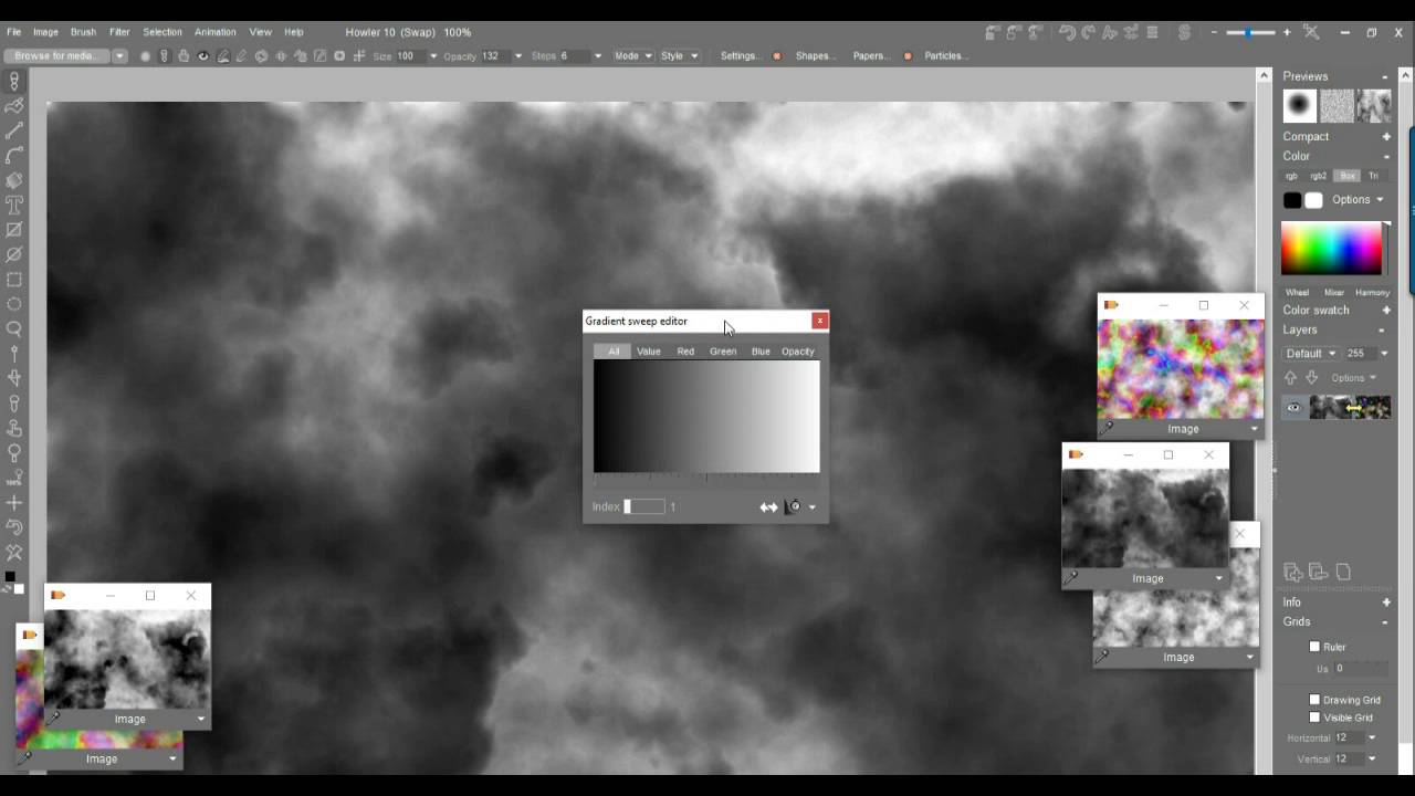 re-mapping a gradient to the greyscale -- Space Clouds - YouTube