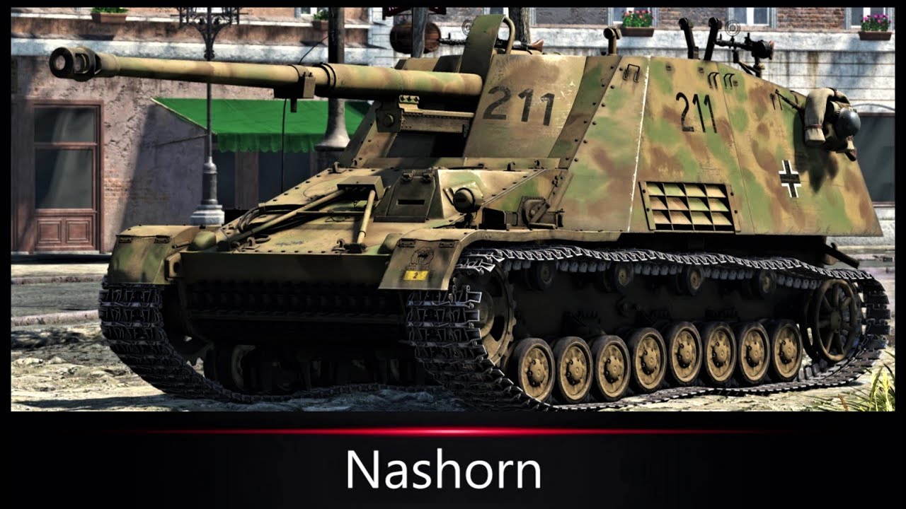 German Tank Destroyer Nashorn | War Thunder - YouTube