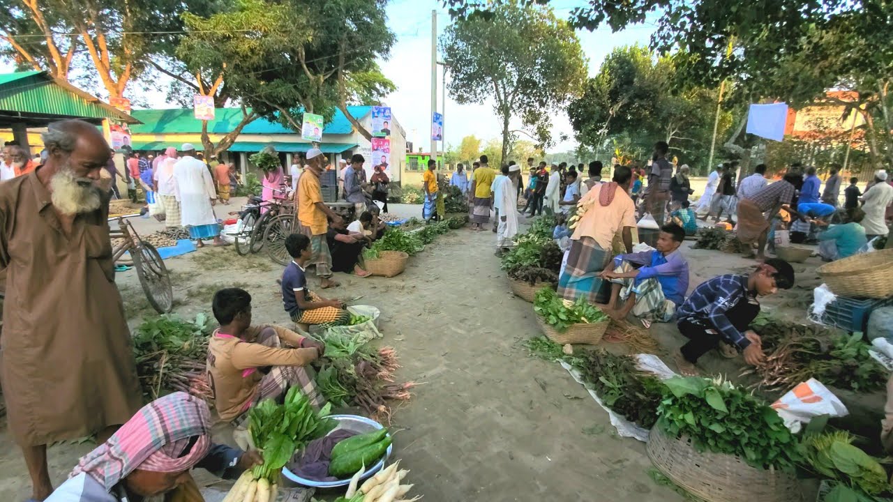 Pitalganj Hat Bazar | Village market | Hossainpur Kishoreganj | - YouTube