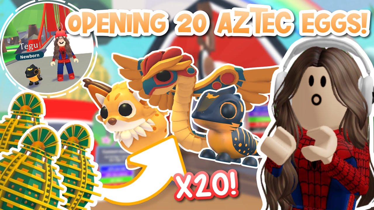 OPENING 20!!! of the BRAND NEW AZTEC EGGS! | I GET EVERY NEW PET ...
