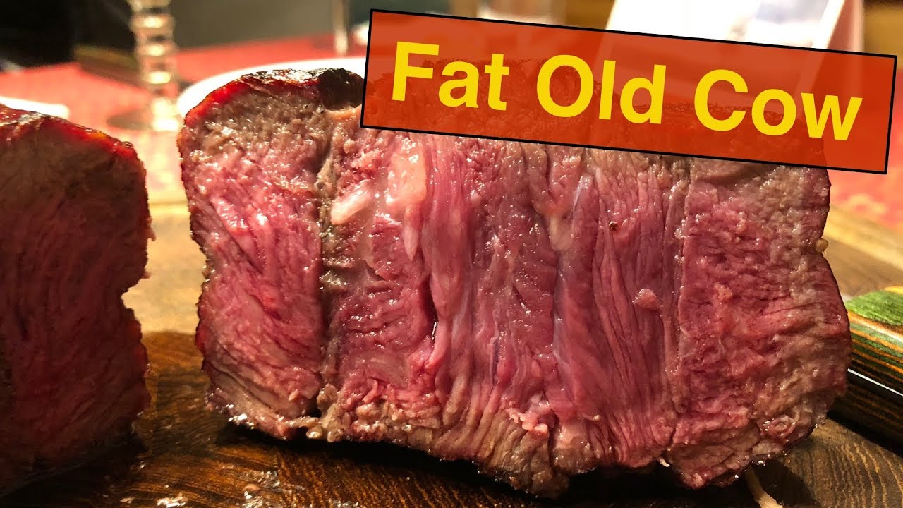 Fat Old Cow Roastbeef, rolled into uniform steaks, reverse seared with ...