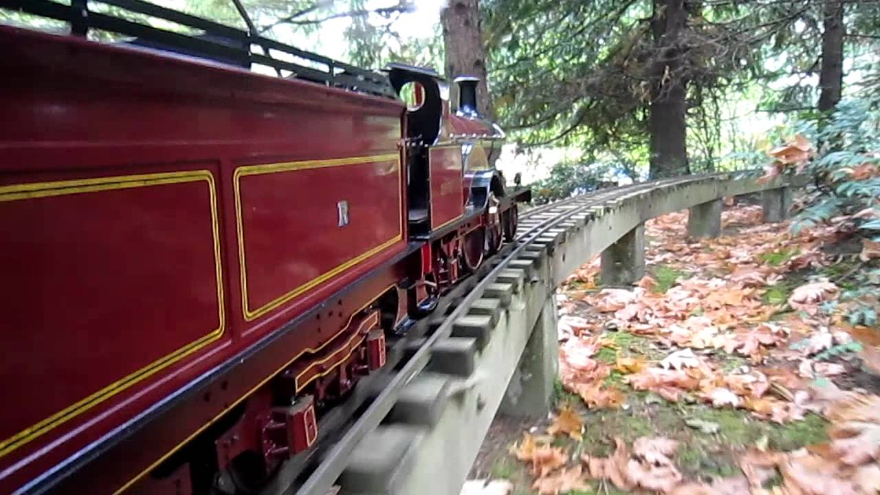 5 inch Gauge Midland railway Johnson spinner steam locomotive. - YouTube