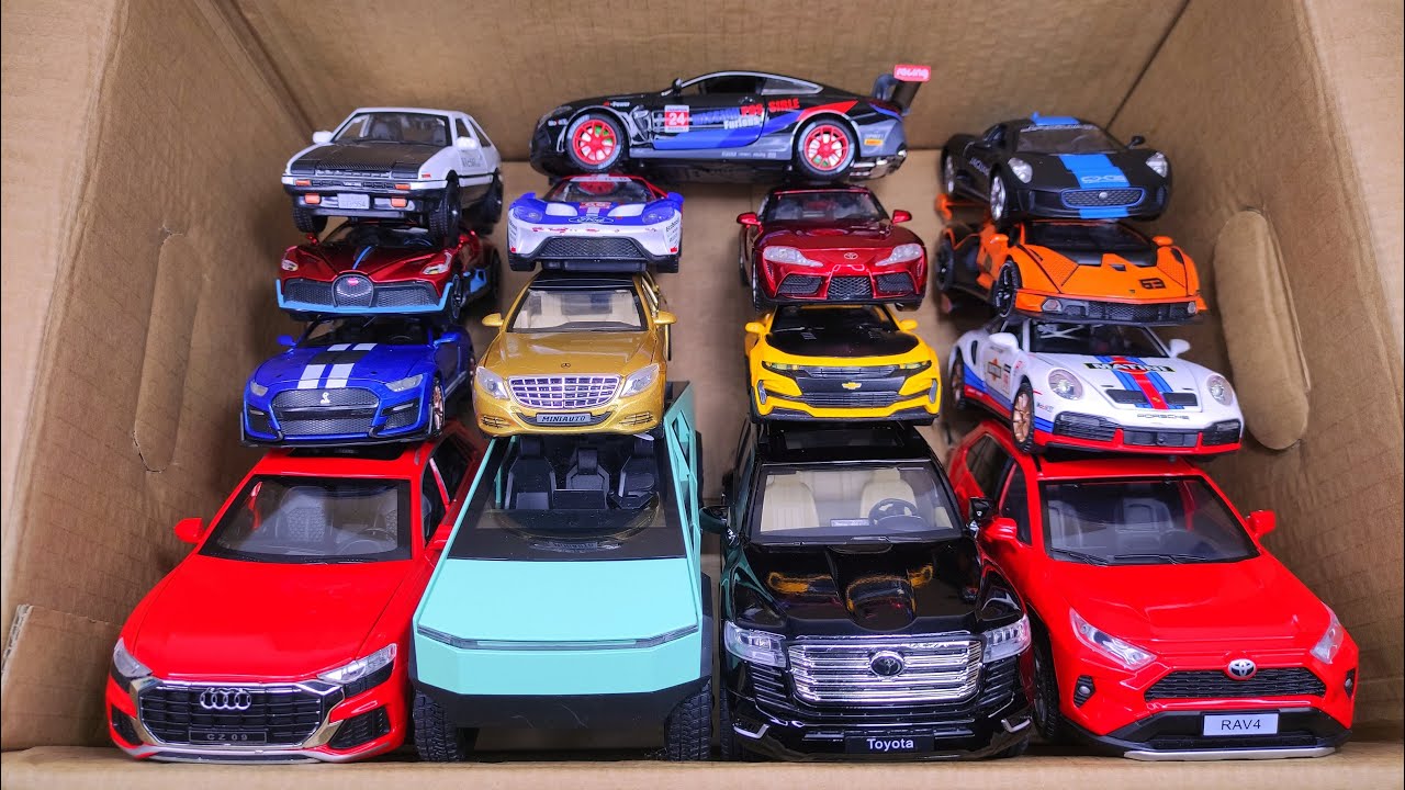 New box Full of Diecast, Mclaren 720S, Lamborghini Urus, Ford Raptor ...