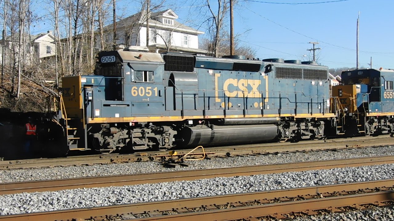 Train switching train yard in Covington, Virginia. Part 4. - YouTube