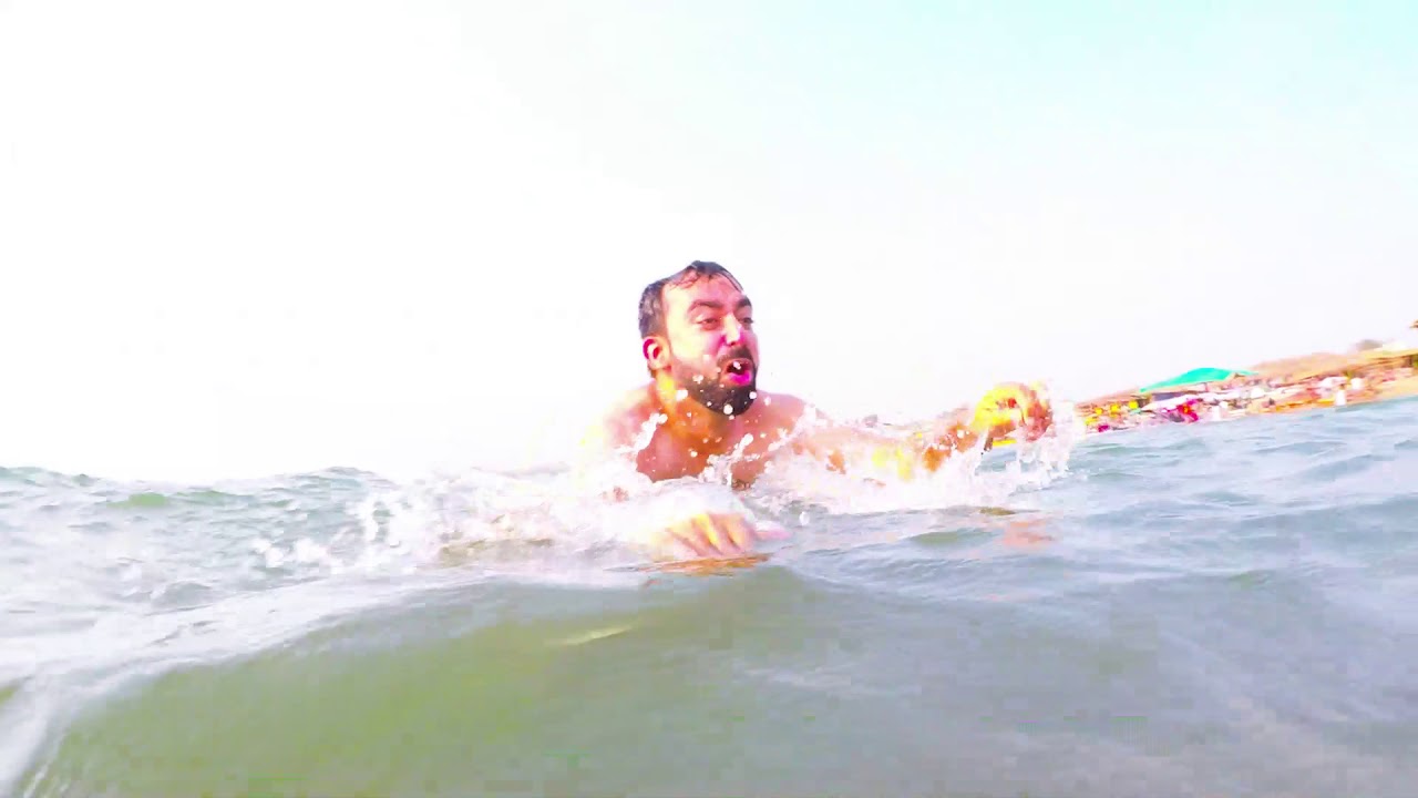 Goa Morjim beach fun Jan'18 HD - YouTube