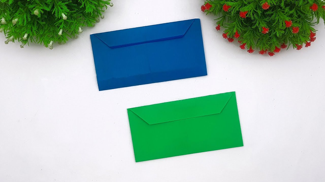 Origami Paper Envelope Making | Paper Craft Envelope - YouTube