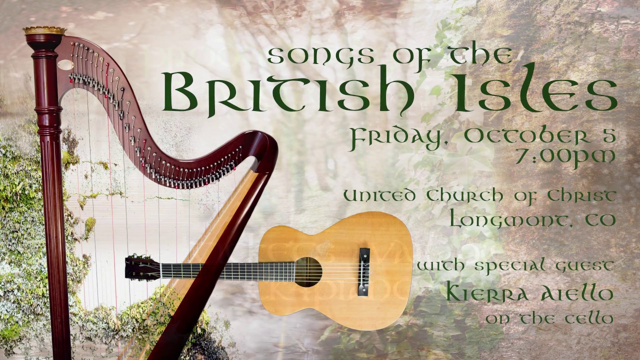 Songs of the British Isles: Folk Music with harp, guitar, piano ...