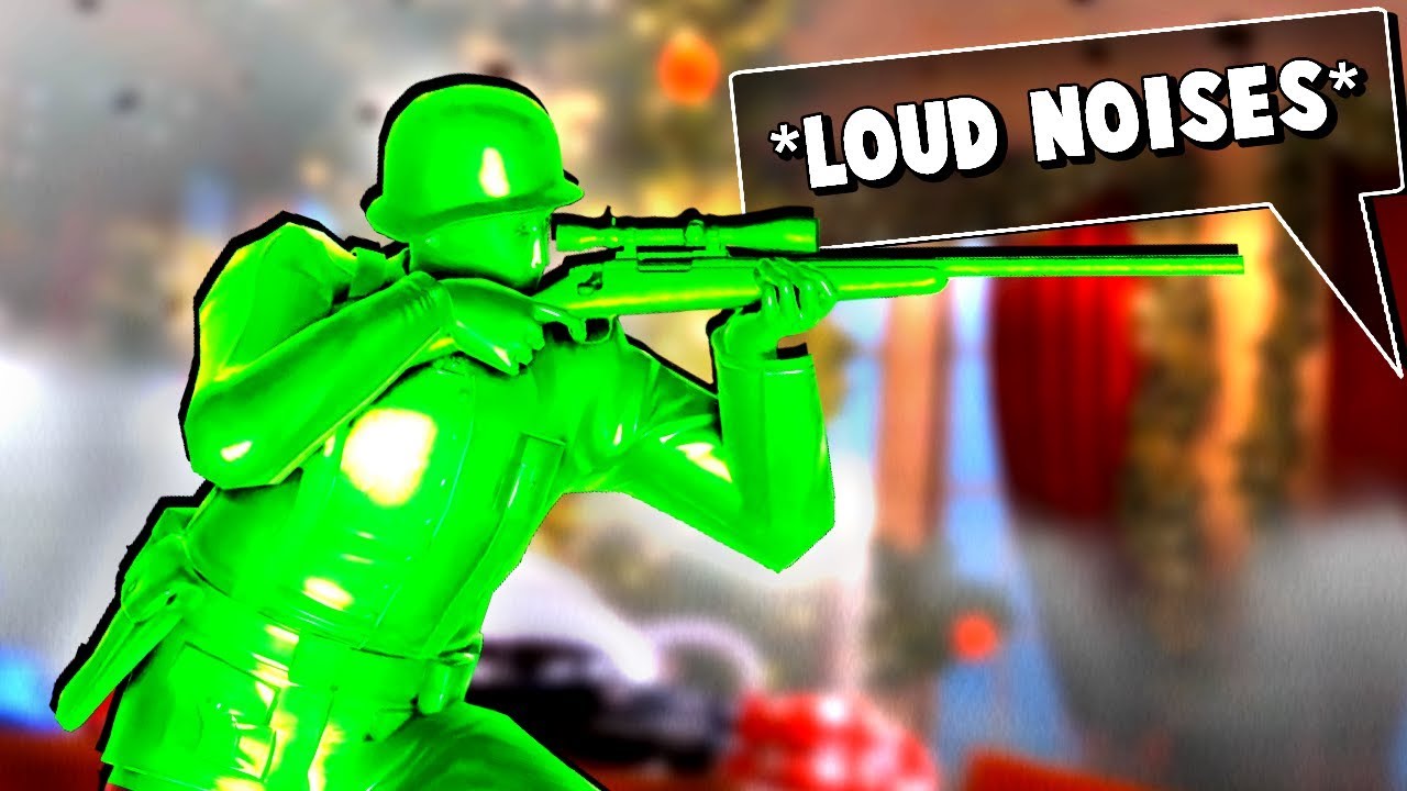 Green Army Men Sniper Laughs at His Silly Teammates in this Toy ...