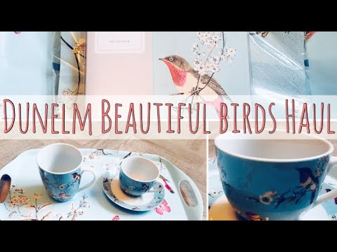 Dunelm Home Haul | Beautiful Birds Range | Birthday Presents ️ - YouTube