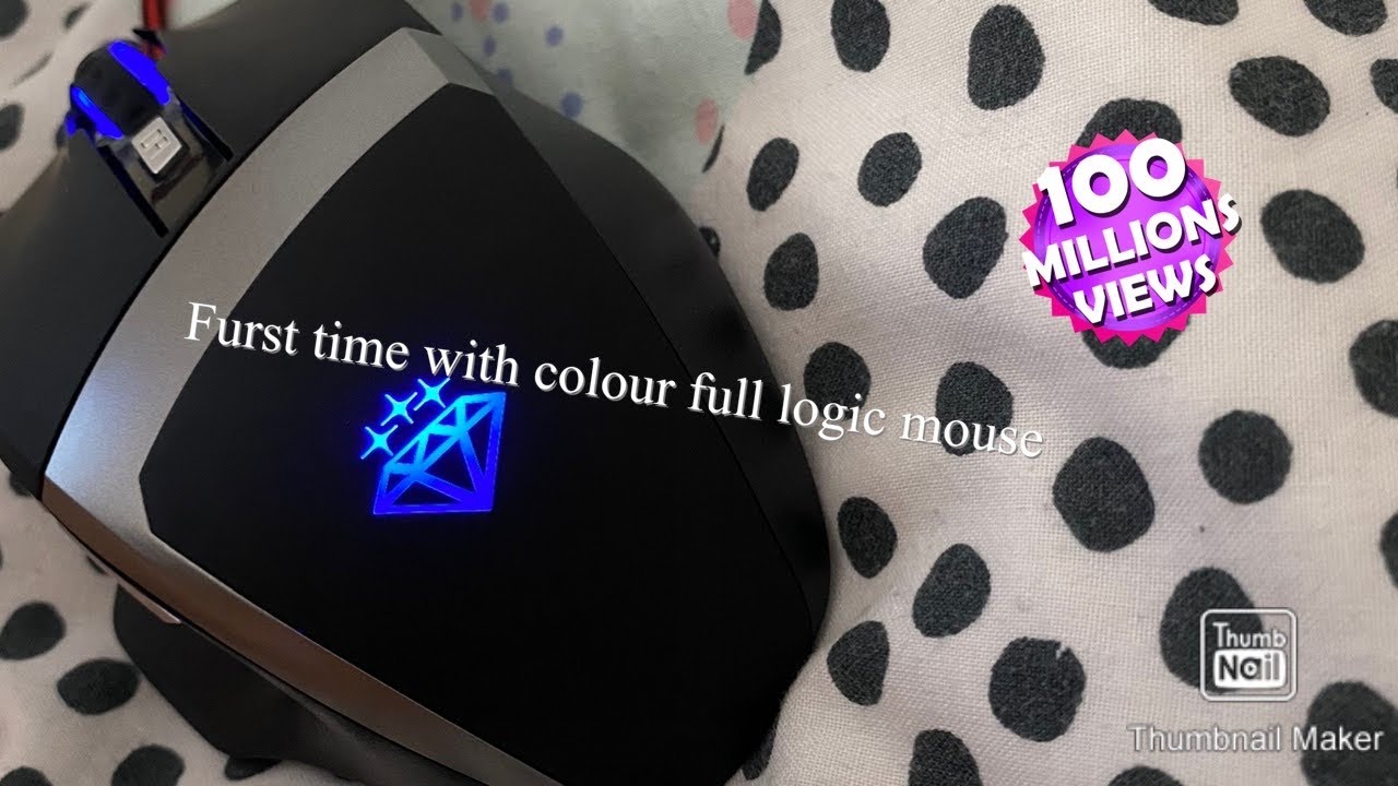 first time with colour full logic mouse - YouTube