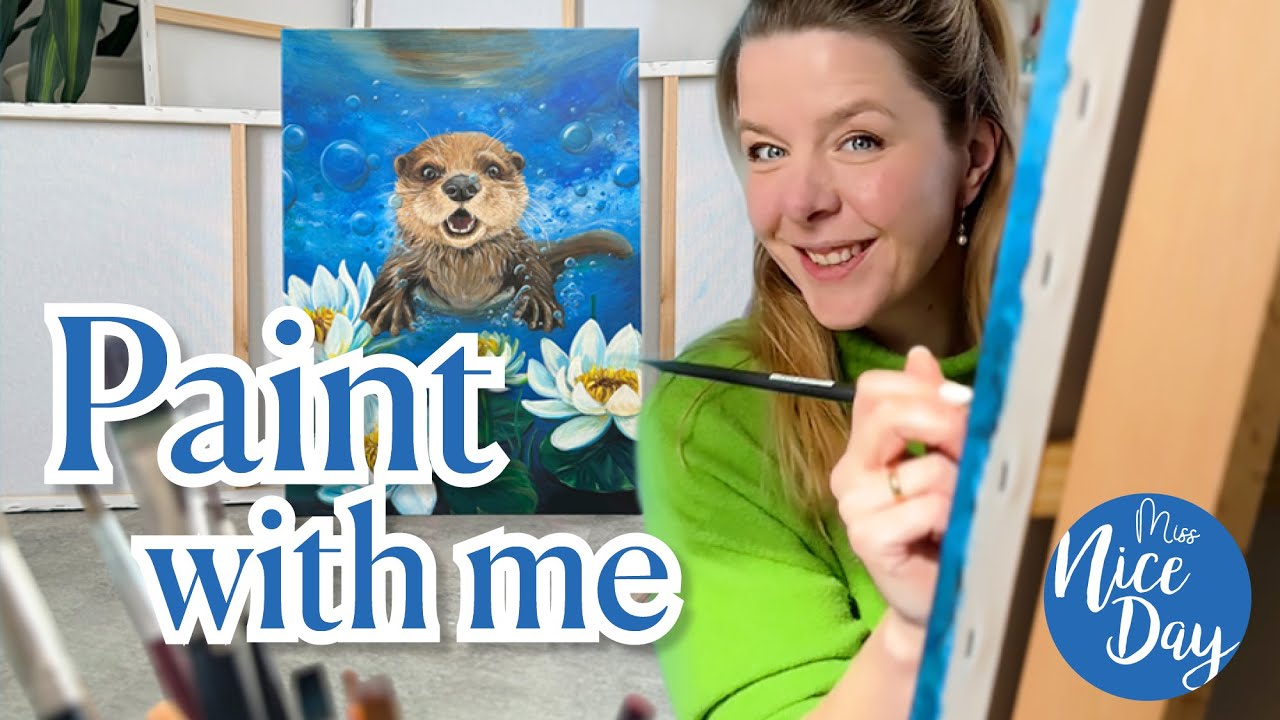 Paint with me - Acryl auf Leinwand - YouTube