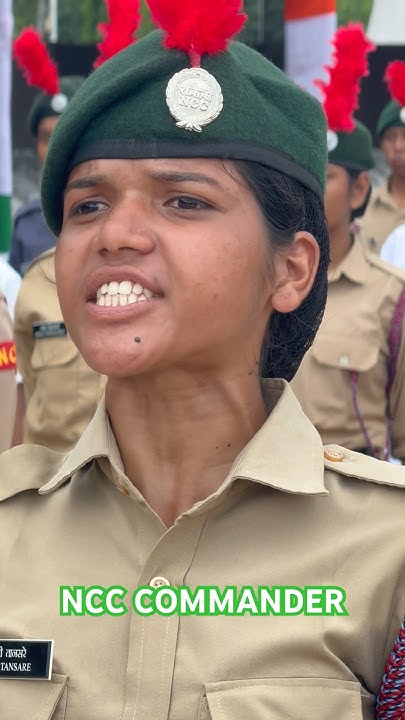 NCC GIRL COMMANDER STYLE MARCHING || #youtubevideo #ncc #ncc_army #army #armylover #motivation ...