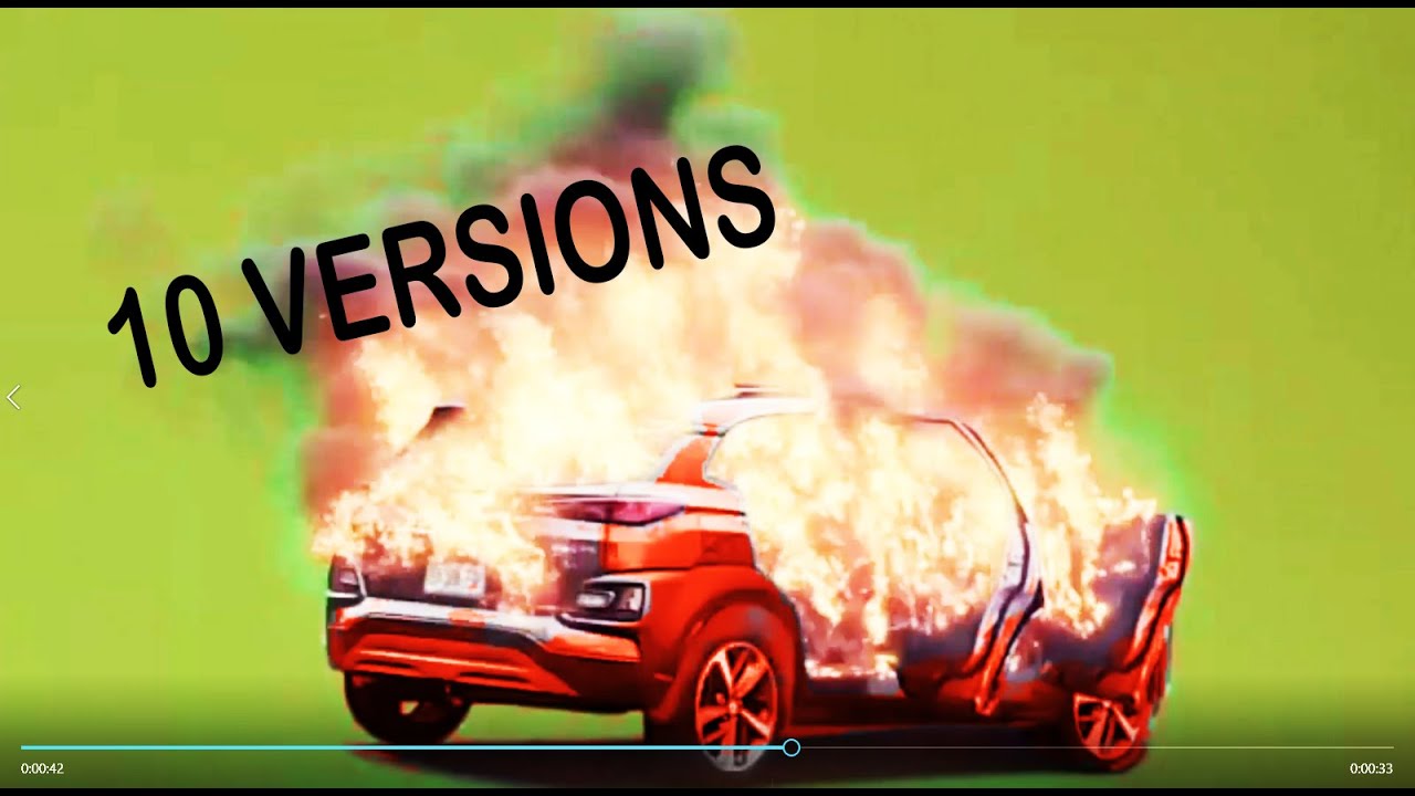 Green Screen Car Burning Pack 2024 | Green Screen Car Explosion | 100 % ...