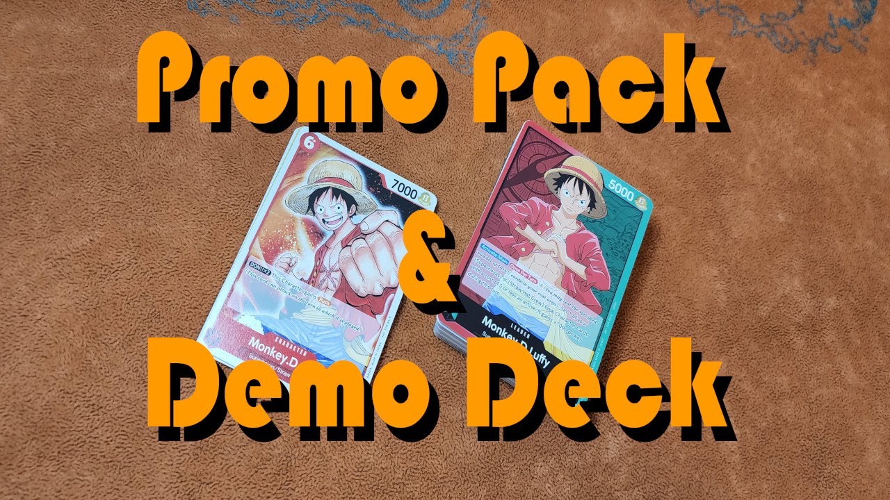 Demo Event Deck & Promo Pack - One Piece Card Game - YouTube