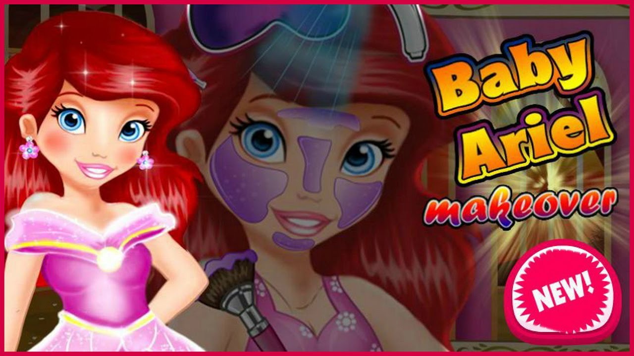 Enjoy Baby Ariel Makeover Video Episode for Little Kids-Baby Dress Up ...