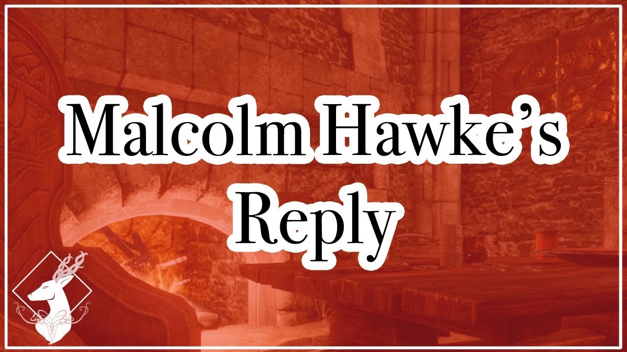 {Codex-DA2} Malcolm Hawke's Reply - YouTube