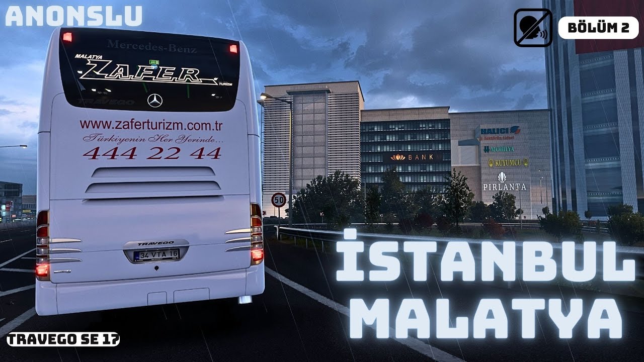 İSTANBUL - MALATYA ~ TÜRKÜLERLE - MOLALI SEFER - 2K24 TÜRKİYE - TRAVEGO ...