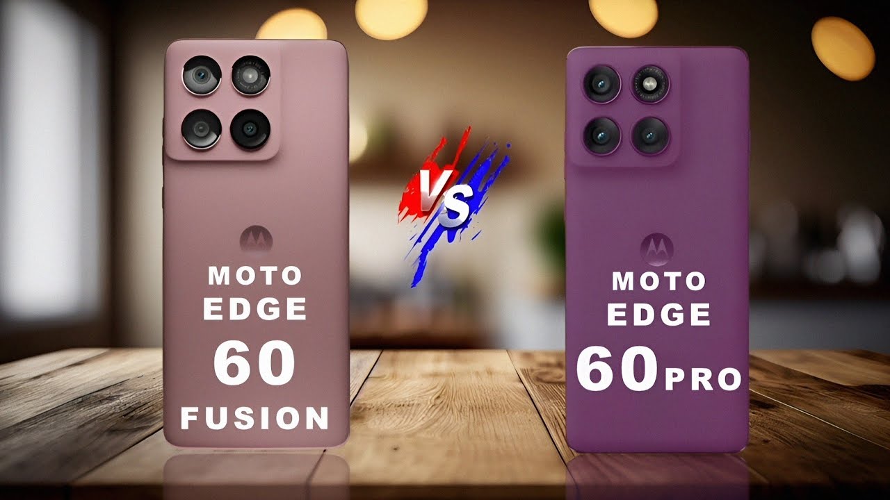 Motorola Edge 60 Fusion Vs Motorola Edge 60 Pro - YouTube