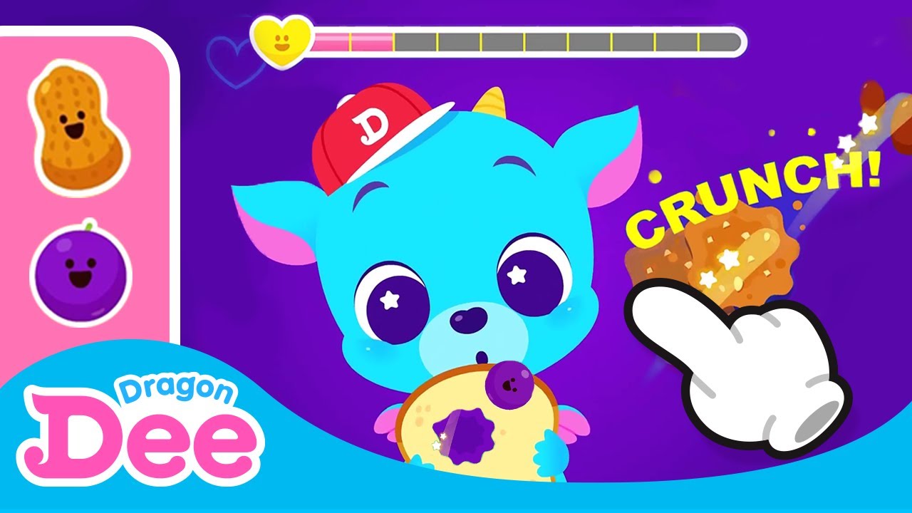 Ninja snack time! Slice! | Snack Game For Kids | Dragon Dee Games for ...