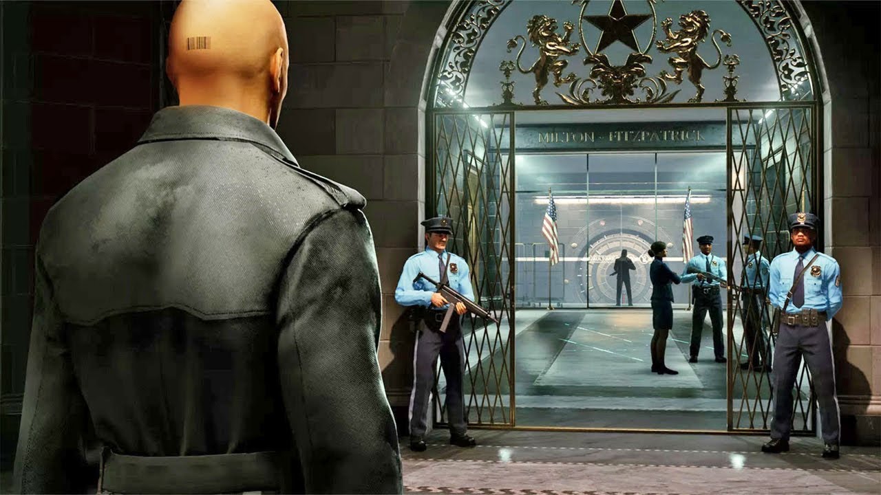 HITMAN 2 BANK HEIST NEW YORK STEALTH MISSION - YouTube