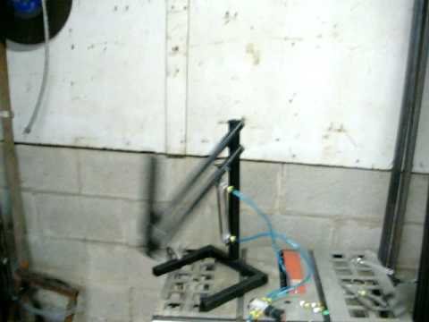 pop up animatronic armature haunted halloween - YouTube