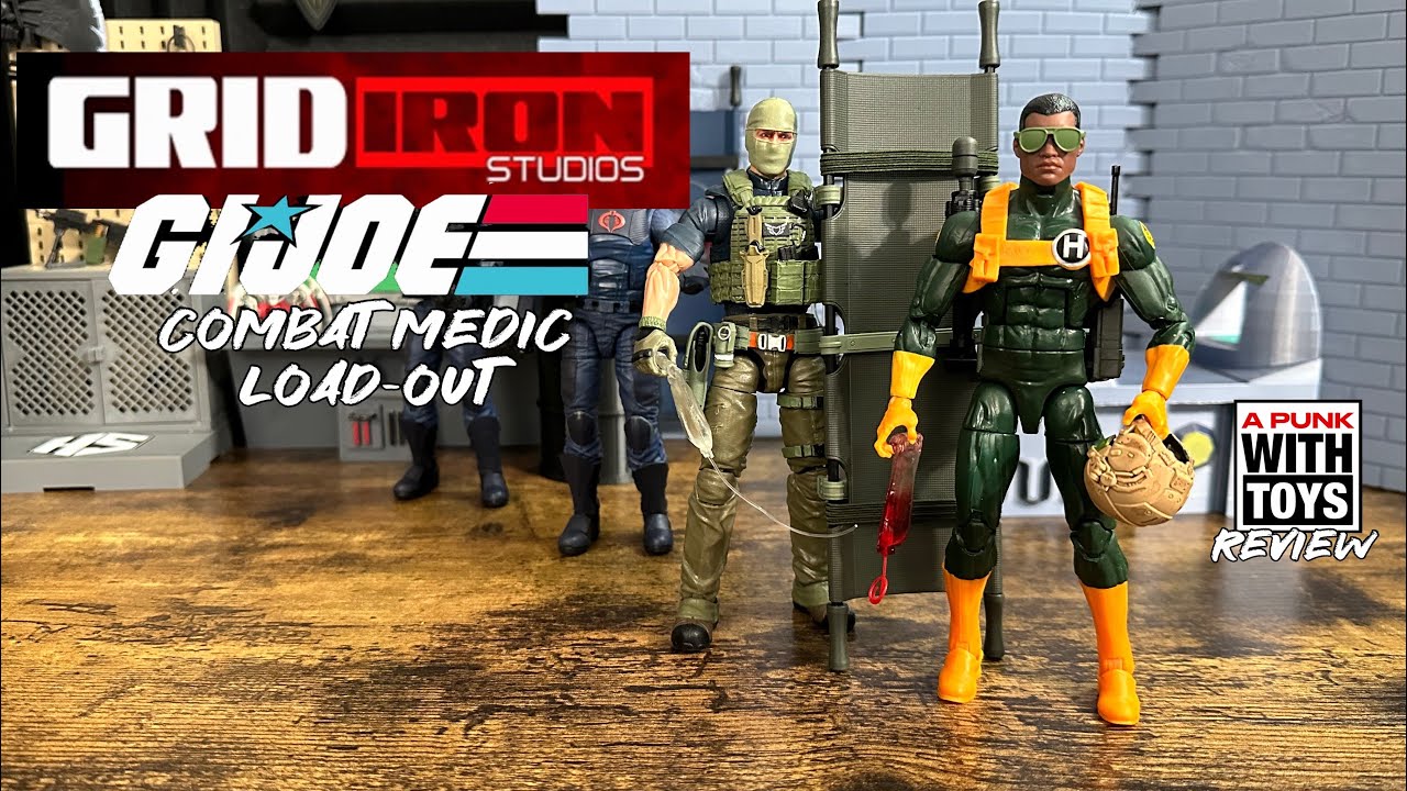 Gridiron Studios Combat Medic Load-Out for GI Joe - YouTube