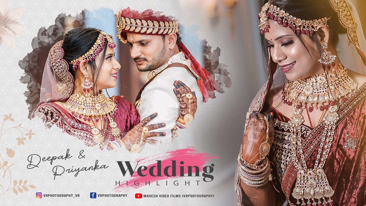 Deepak Priyanka || Wedding Highlight 2023 VR PHOTOGRAPHY - YouTube