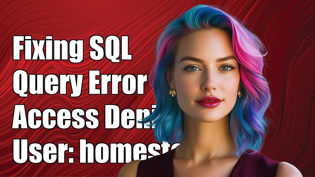 Fixing Queryexception Sqlstate Hy000 1045 Access Denied For User 3388