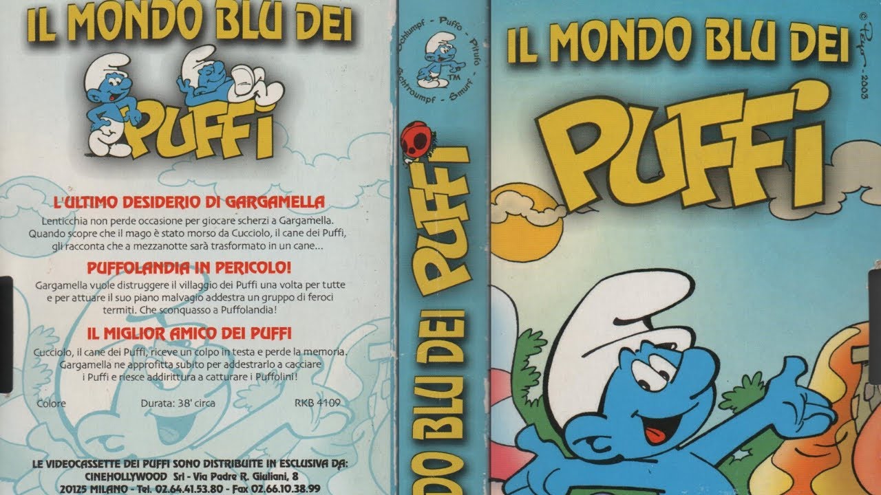 Il mondo blu dei Puffi vhs - YouTube