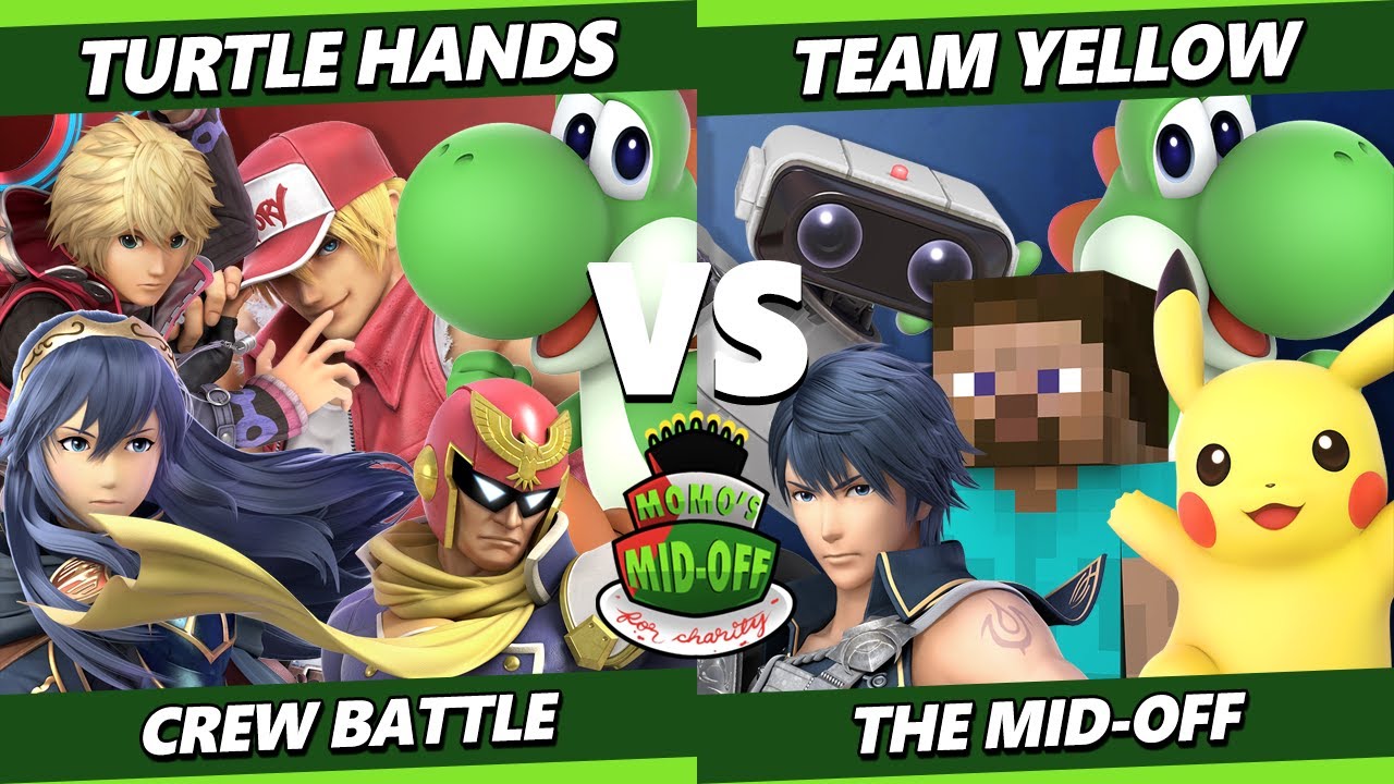 Momo's Mid-Off Crew Battle - Team Turtle Hands Vs. Team Yellow - SSBU ...
