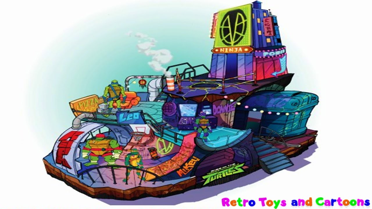 Teenage Mutant Ninja Turtles Macy's Float Retro Toys and Cartoons - YouTube
