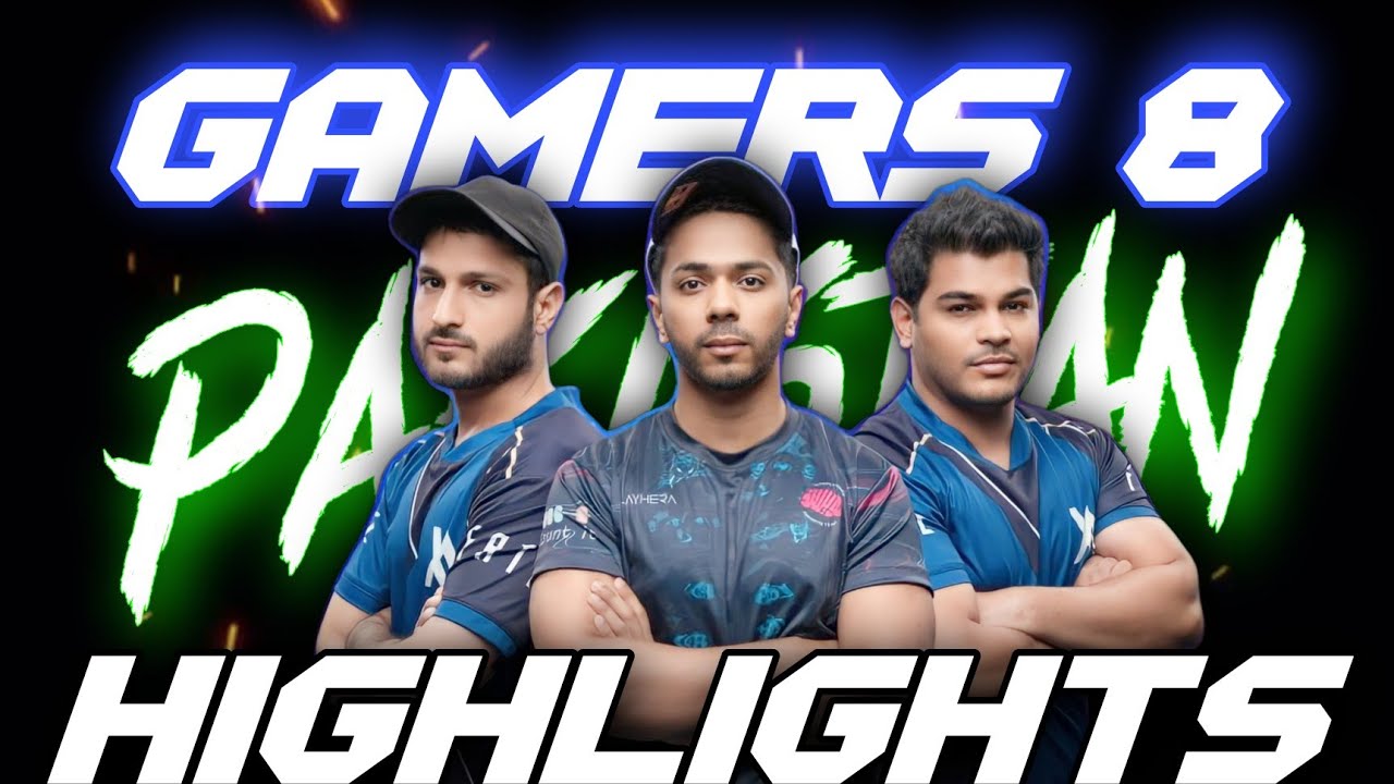 Gamers 8 Team Pakistan Highlights | Best Moments of Gamers 8 | Arslan ...