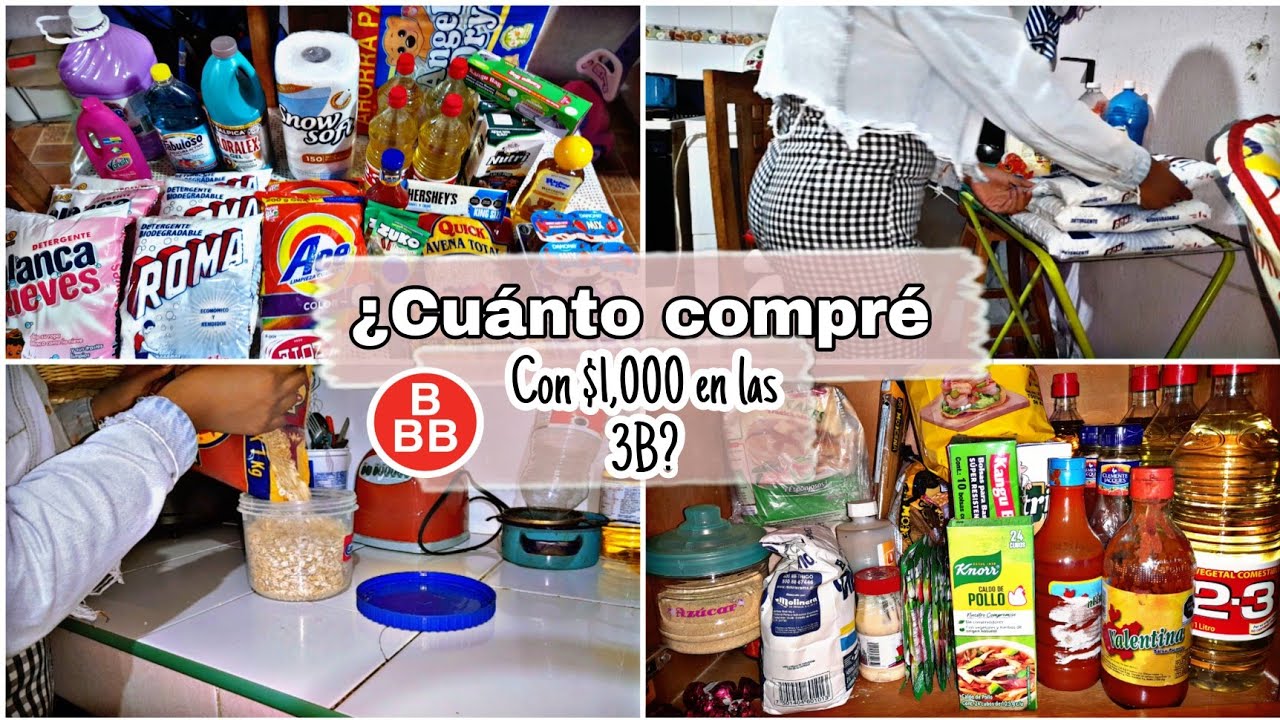 COMPRANDO NUESTRA DESPENSA MENSUAL 🛒 |En las tienda 3B| 🙋‍♀️ - YouTube