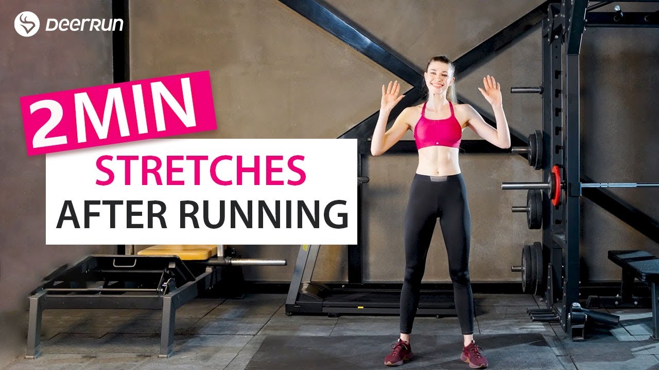 2 MIN - Stretches After Running🤾 - YouTube