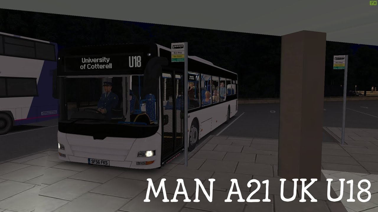 MAN A21 UK Cotterell U18(Bus Station to University) [OMSI 2] - YouTube
