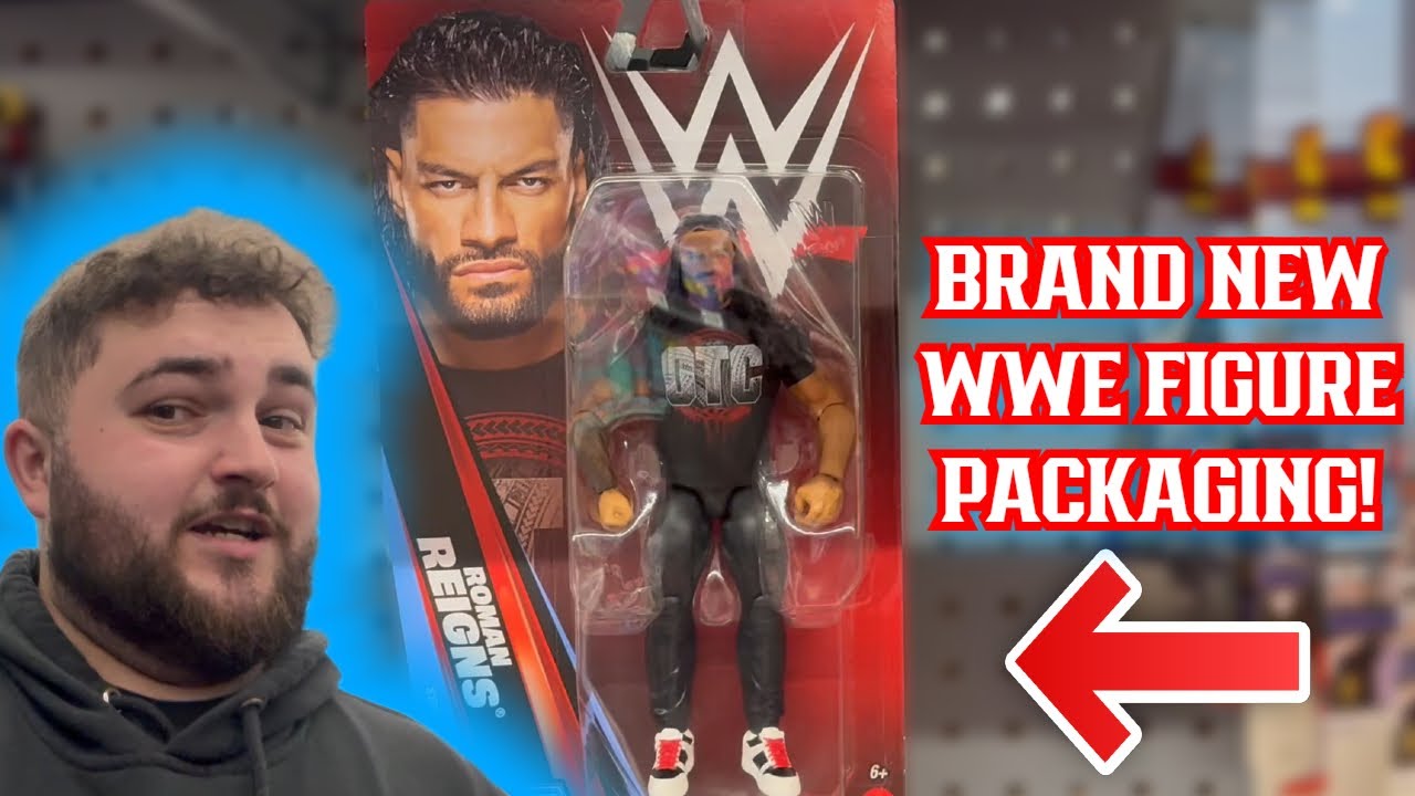 NEW WWE ACTION FIGURE PACKAGING!!! WALMART WWE TOY HUNT! - YouTube