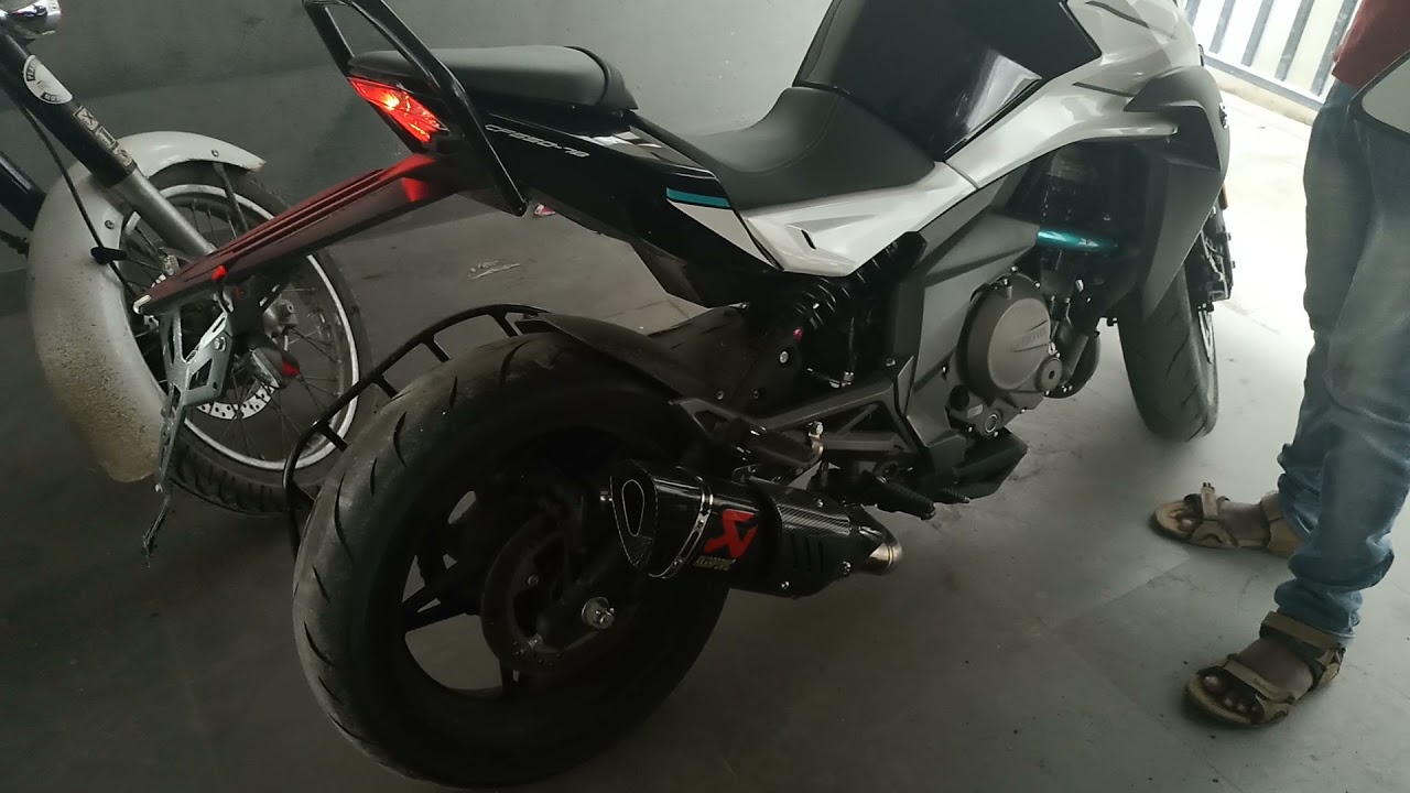 CF MOTO 650 NK/ EXHAUST MODIFIED/ 🔥 - YouTube