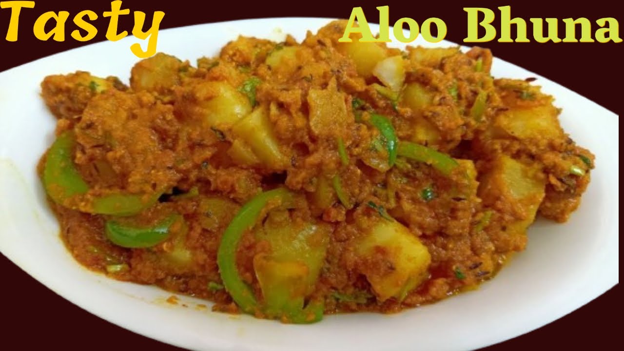 Aloo Bhuna Dhaba Style Recipe || Spicy Aloo Gravy Sabji || Aloo Bhuna ...