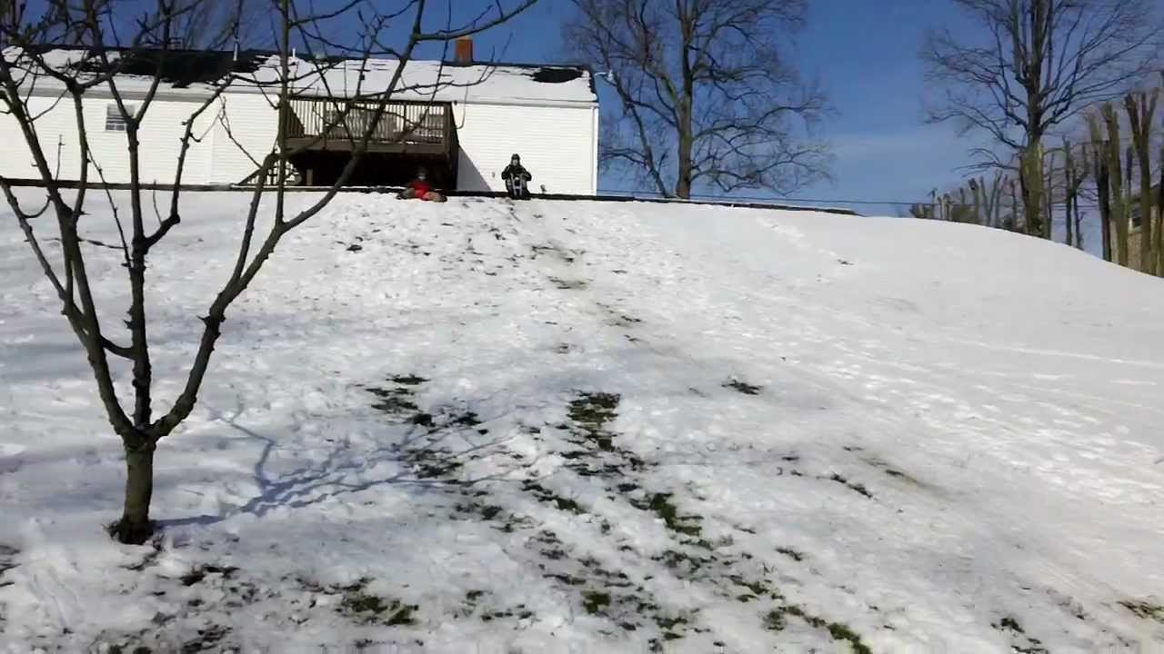 Snow-Hog jump #2 - YouTube