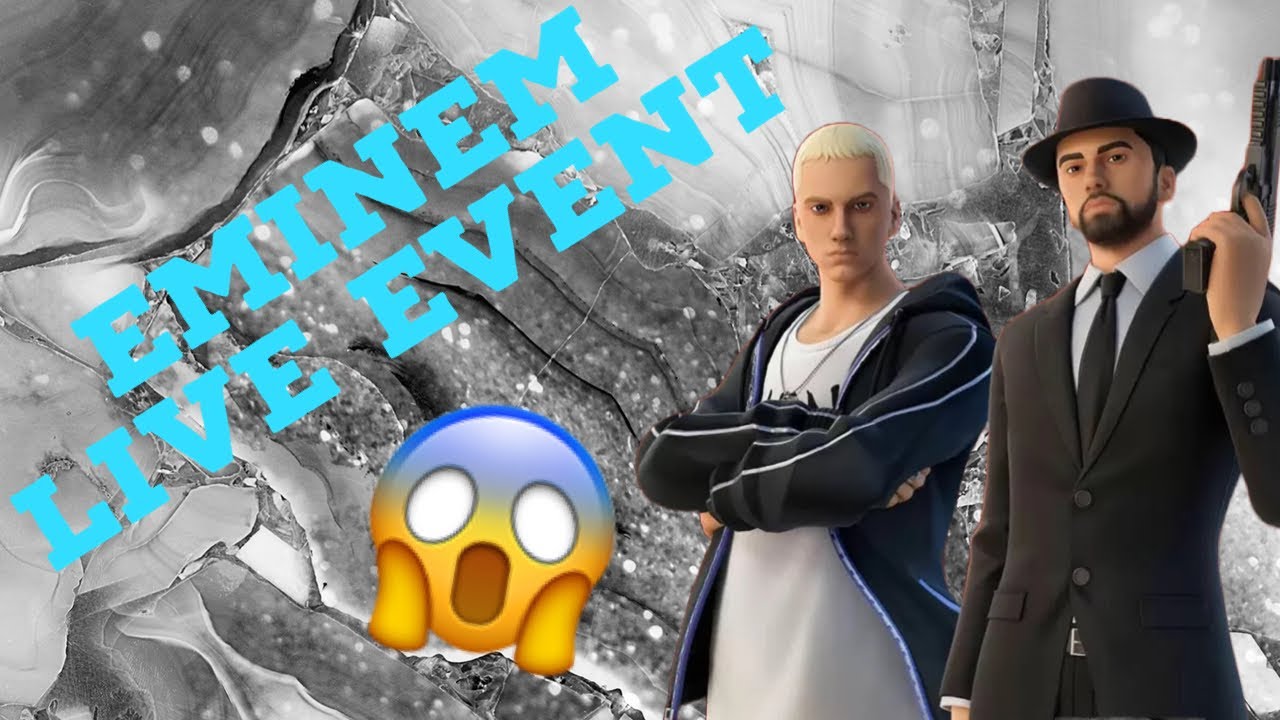 FORTNITE LIVE EMINEM EVENT - YouTube