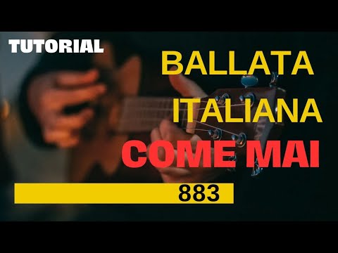 Bella ballata italiana con 4 accordi suonata alla chitarra in maniere ...