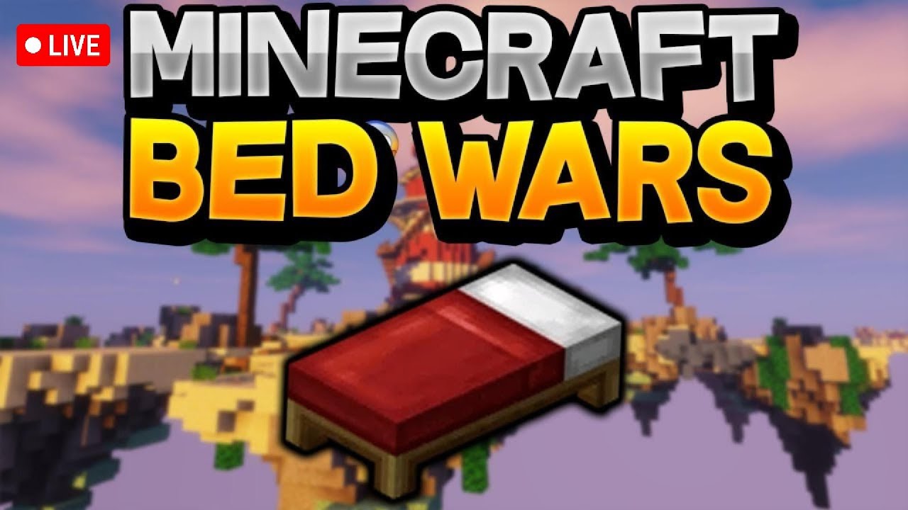 Playing BEDWARS in MINECRAFT!! - YouTube