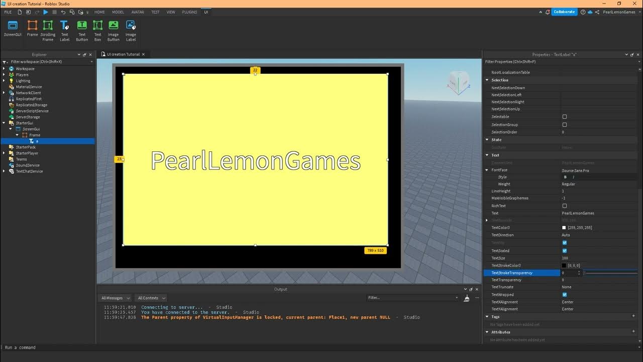 How to use UI Stroke - Roblox Studio - YouTube