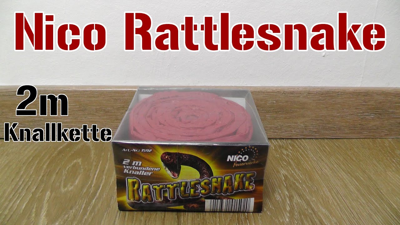 Rattlesnake Knallkette von Nico | 1.000 Schuss [1080p Full HD] - YouTube