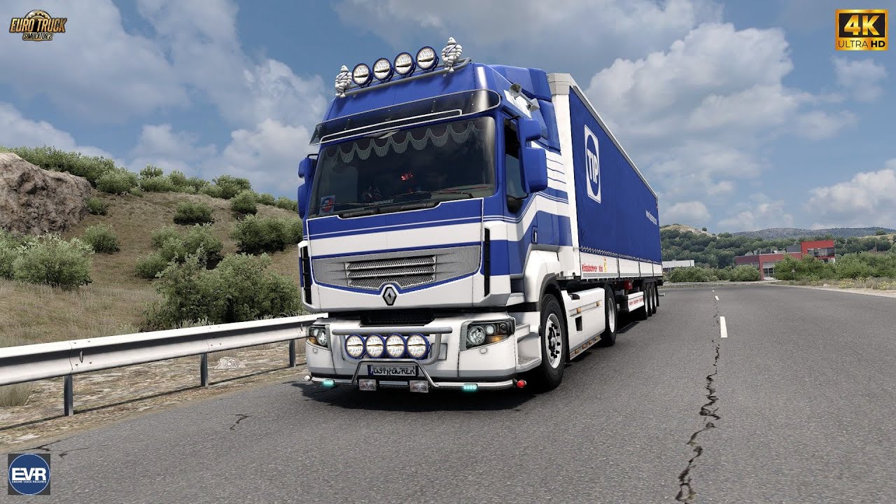 ETS2 | Realistic Driving | Renault Premium DXi 460 | EVR Sound | PNG ...